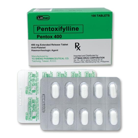PENTOX 400 Pentoxifylline 400mg Extended-Release Tablet 1's price in ...